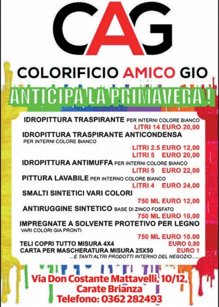 Colorificio Amico Gio - Cabiate - comuneinrete.it